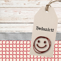 Bedankkaartjes maken - Mooie bedankkaart van Kaartje2go