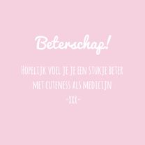 Beterschap- Cup a Cuteness - Beterschapskaarten | Kaartje2go