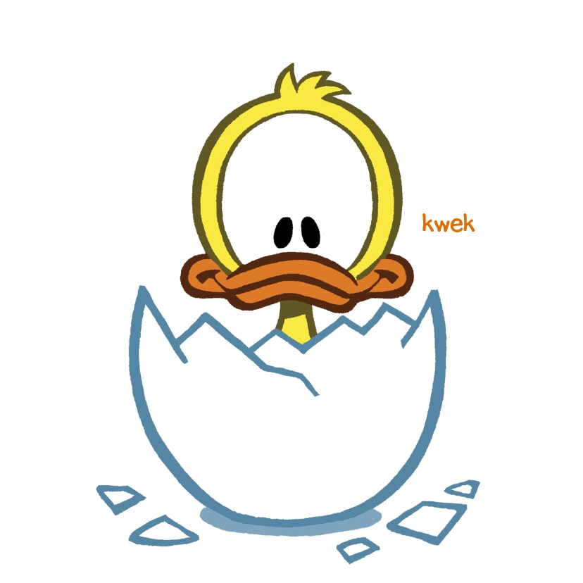 Geboorte eend Guusje uit het ei | Kaartje2go