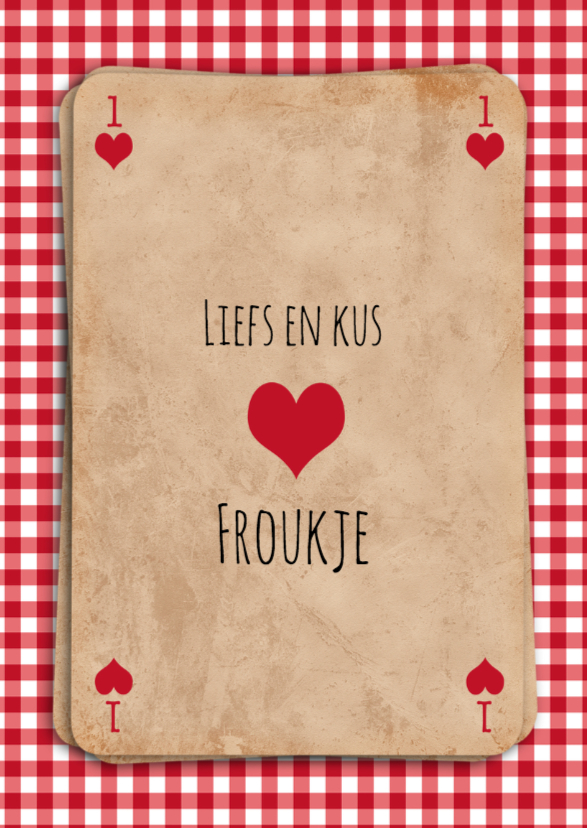 Harten 2 met spreuk-isf - Valentijnskaarten - Kaartje2go