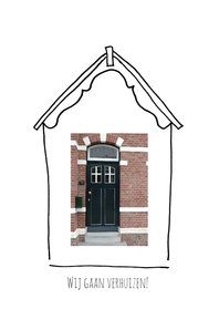 Verhuiskaarten maken - Verhuiskaart bestellen | Kaartje2go