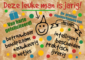 Verjaardag man | Verjaardagskaart mannen | Kaartje2go