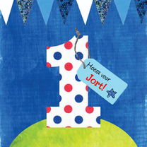 Verjaardag 1 jaar | verjaardagskaart kind | Kaartje2go